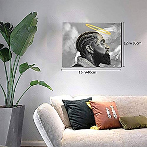 Decor Wall Art Canvas Poster Paintings On Canvas Prints For Living Room Framed Ready To Hang 12x16in