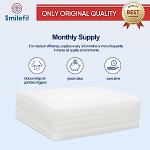 Smilfil 5 Pack PF40 Replacement Pre-Filter Pads Compatible with IQAir PF40 Coarse Dust Pre-Filtration Air Purifier