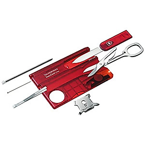 Victorinox SwissCard Lite 13 Function Multitool, Ruby