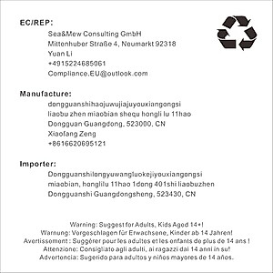 BeneLabel Poseidon Series Sewn Prusik Loops Ropes, Safety, 19", Diameter 2/5", 2 Pack, Blue