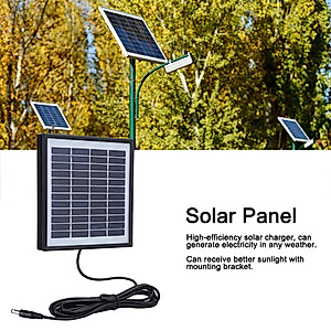 01 02 015 Solar Panel Charger, Generate Electricity Solar Panel 2W 12V for Outdoor Camping