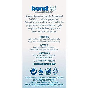 OPI Bond Aid pH Balancing Agent for Nails, 0.44 Fl Oz