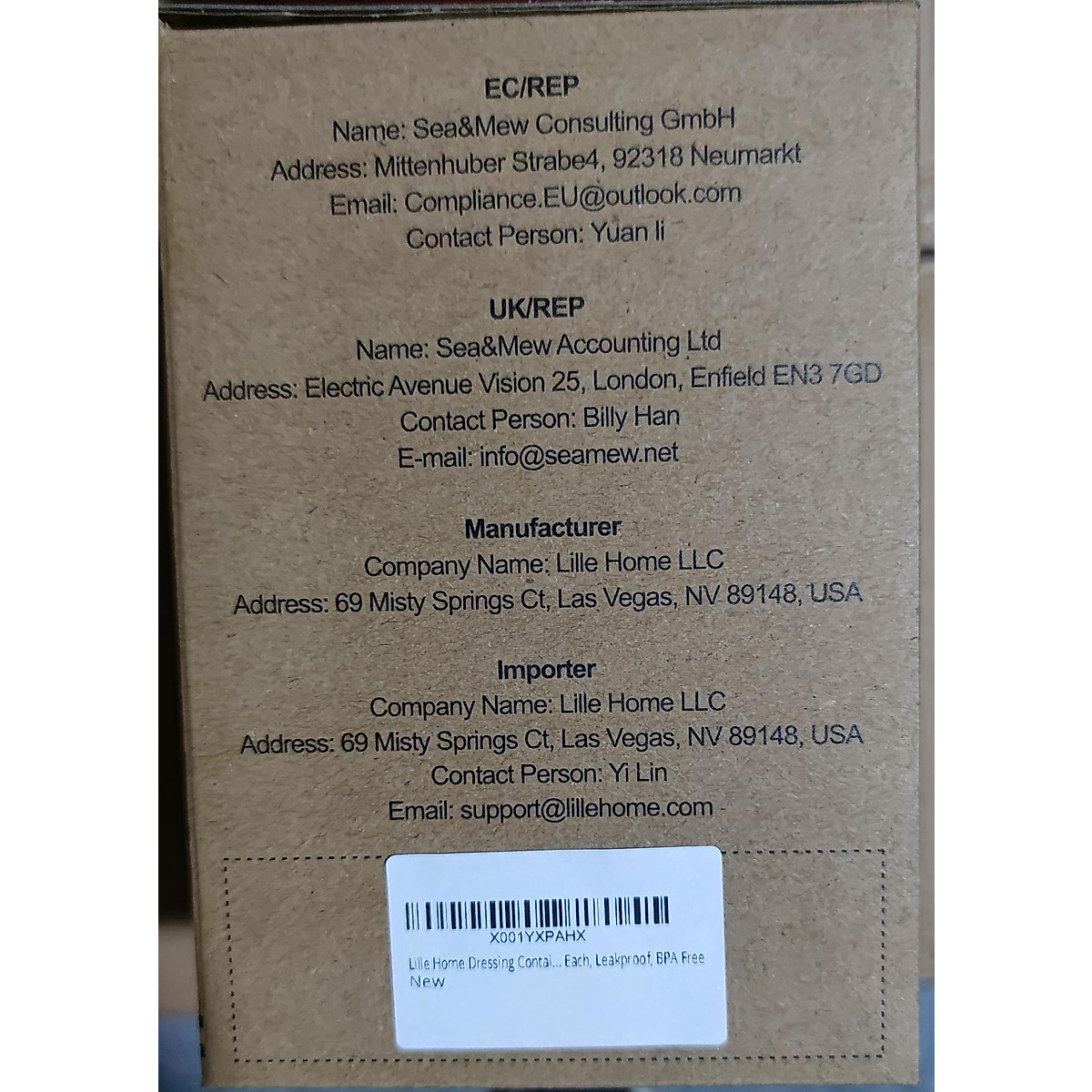 Lille Home 7.5 OZ Dressing Containers for Condiments, Salad Dressing, Dips, Stainless Steel Dipping Sauce Cups, Mini Food Storage with Lid, Set of 3, Leakproof, BPA Free