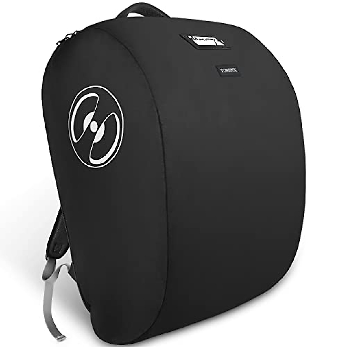 Padded Car Seat Travel Bag for Airplane, Compatible with Doona Car Seat Stroller, Durable Infant Car Seat Bags with Lockable Zipper, Foldable Gate Check Stroller Bag Backpack for Baby Travel Essential