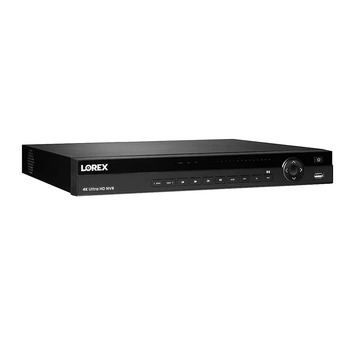 Lorex N882A63B Series 16 Channel 4K HD 3TB IP Ultra HD Security System Network Video Recorder (NVR) with Lorex Cloud Connectivity, Real Time 30FPS, Audio Recording, Multiple Recording Modes, Black