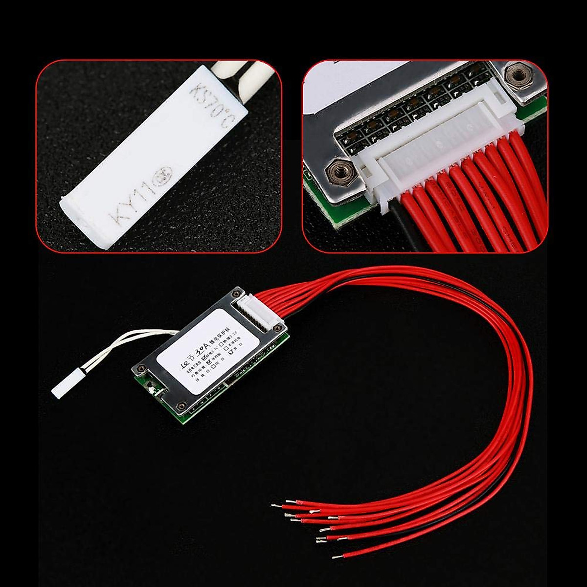 Fafeicy 10S 36V 30A Li-ion Cell Battery PC B Board with Balance Function Battery Protection Board 36V for 10 Series Cell Li-ion Batteries