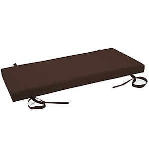 ROFIELTY Custom Bench Cushion for Bench Seat Cushion Window Seat Cushions Indoor Bench Cushions for Indoor Furniture Bench Pads Bench Pillow (Dark Brown,59x18x2inch)