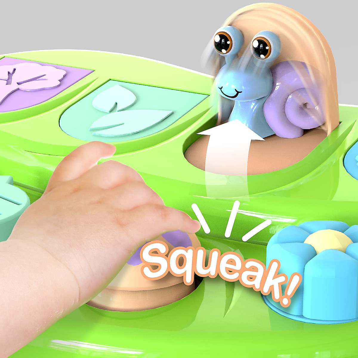 Pop Up Cause and Effect Toy - Toys for 9 Month Old +, Baby Toys, Early Developmental Toddler & Kids Gift - Toys for 1 Year Old Boy & Girl, Birthday, Montessori 12 Months to 1 2 3 Years