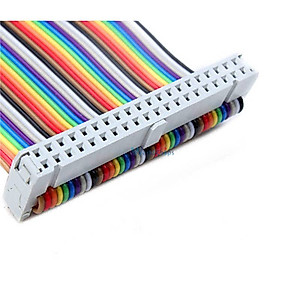 20cm 40 PIN Way GPIO Rainbow Ribbon Cable for Raspberry Pi Model B/Model B+