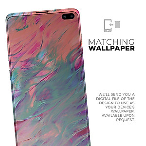 DesignSkinz Liquid Abstract Paint Remix V19 Protective Vinyl Decal Wrap Skin Cover Compatible with The Samsung Galaxy S20 (Screen Trim & Back Glass Skin)