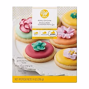 Wilton White Royal Icing Mix Ready to be Mixed With Water, 14 oz.