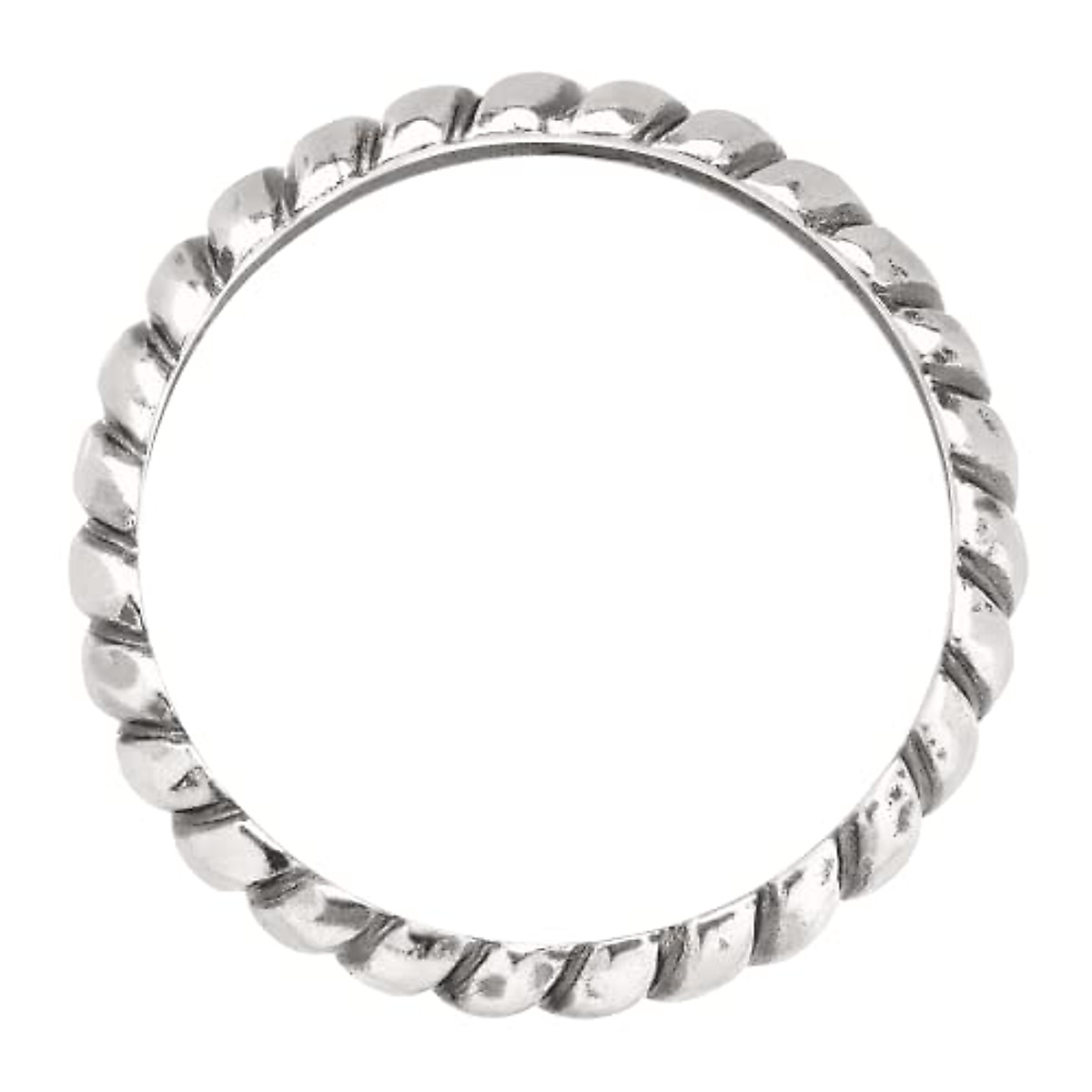 Silpada 'Belle Fleur' Twisted Stacking Ring in Sterling Silver, Size 7, Size 7