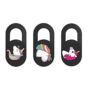 3pcs Cartoon Webcam Ultra Thin Laptop Camera Slide Privacy Fits Computer Tablet Smartphone Webcam Shield Laptop Cute Webcam Hider