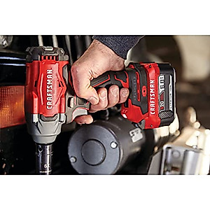 CRAFTSMAN V20 Impact Wrench, Cordless, Brushless, 1/2-Inch, Tool-Only (CMCF920B)