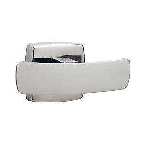 Gamco 7672 Surface-Mounted Double Robe Hook - Bright Finish