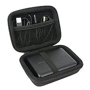 khanka Hard Travel Case Replacement for Anker PowerCore 13000 13000mAh 10400 Portable 2-Port Ultra Power Bank (Black)