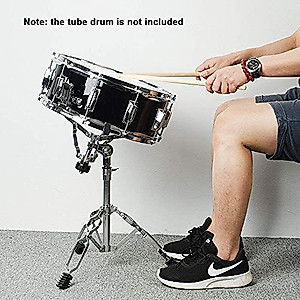 Vangoa Snare Drum Stand Lightweight Double Braced Adjustable Height Snare Stand with Carrying Bag Fit 10" to 15" Dia Drums