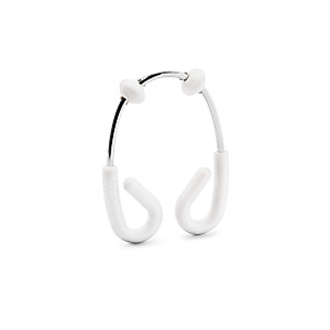 Umbra 1013172-666 , White/Chrome Flex Double Shower Rings, Set of 12,2" x 3"