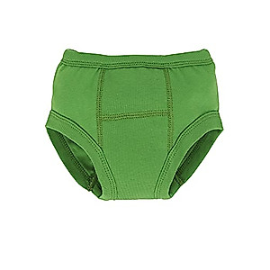 Under the Nile Organic Cotton Multicolor Stripe Training Pants (Green, 2T - 4T)