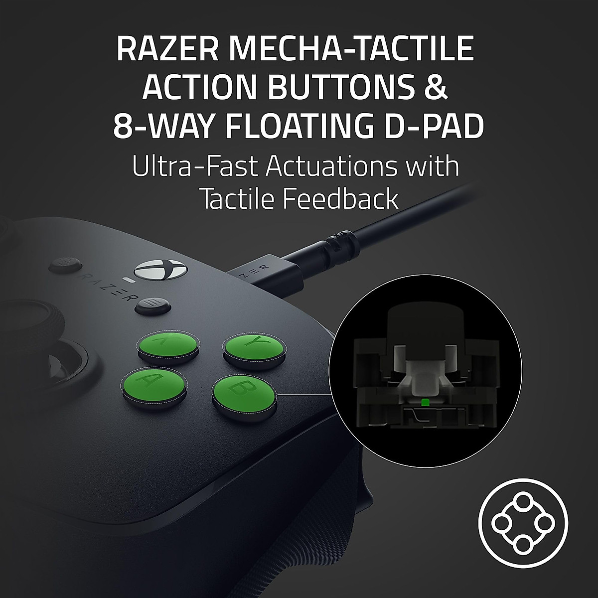 Razer Wolverine V3 Tournament Edition Wired Gaming Controller: Licensed for Xbox Series X|S, Xbox One, Windows PC - 6 Remappable Buttons - Fast Triggers - USB-C Cable - Wired Tournament Mode - Black