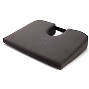 TUSH CUSH Home Office Orthopedic Large Computer Ergonomic Seat Cushion Original - Firm Indigo Blue Executive Faux Leather Vinyl