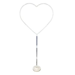 Circle Road Floating Leading Heart-shaped Column Sky The Bracket On Ground Home Decor Water Balloons (white, One Size)
