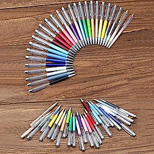 27 PACK Colorful Empty Tube Floating DIY Pens,Building your favorite Liquid Sand Pens Gift