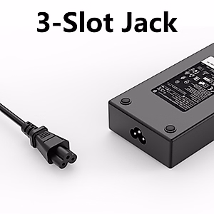 Adapter for Dell 15 17 G5 (5587/5590) G3 (3579/3379/3590) G7 (7588/7590/7790) for Alienware M13 M15 M17 M14x M15x M17x Area-51m DA180PM111 Laptop Power Supply Charger Cord