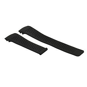 Ewatchparts 22mm Rubber Watch Band Strap Compatible With 43mm Tag Heuer Carrera Calibre 16 36 CAY211A Watch