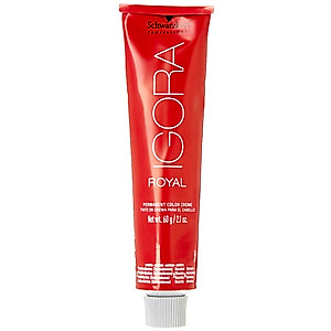 Schwarzkopf Professional Igora Royal Permanent Hair Color Creme 7-77, Medium Blonde Copper Extra, 60 Gram