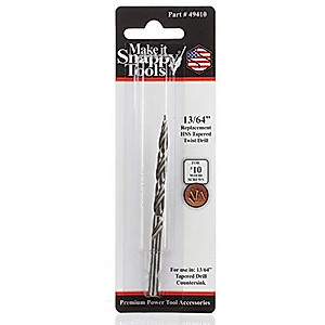 Snappy Tools Replacement 13/64 Inch HSS Tapered Drill (Replaces Part # 49413) #49410