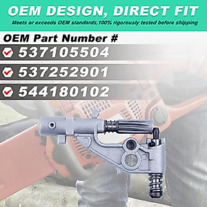 Adefol Oil Pump for Husqvarna 357 357XP 359 460 461 455 460 Jonsered CS 2156 2159 2255 544180104 537252901 Craftsman 544180102