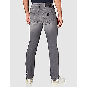 A|X Armani Exchange Men's 5 Pocket Light Slim Jeans, Grey Denim, 36R