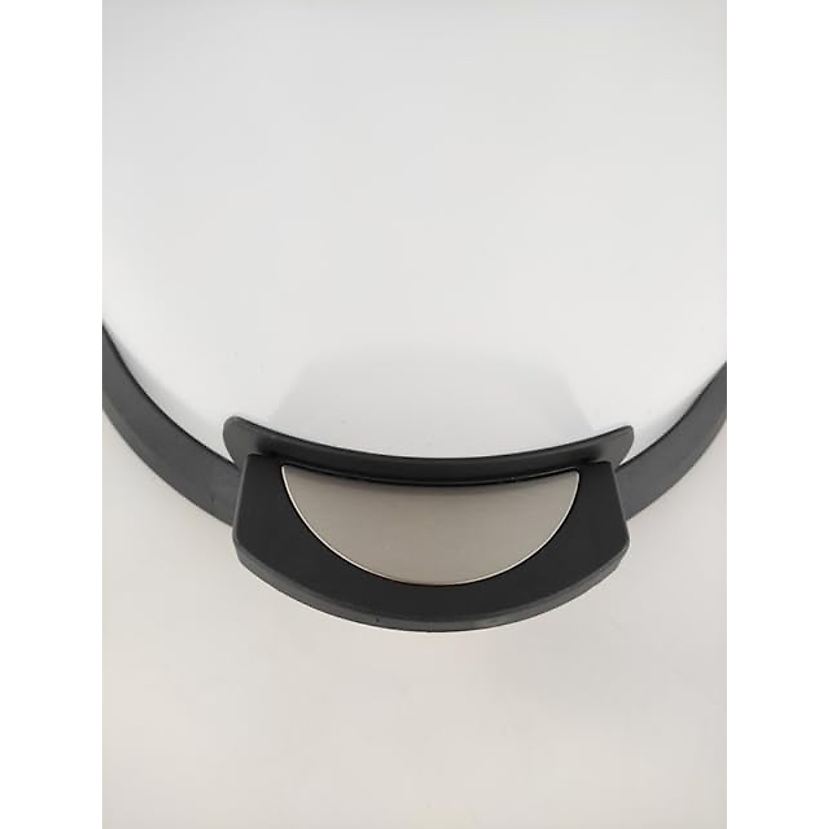 Ready Covers Premium Steel Garbage Trash Can Wastebasket + Built in Compression System + Inner Liner and Foot Pedal - White (40L/13Galloon)