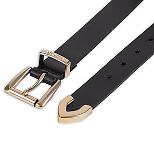 Levi's Women's Roller Buckle Casual Belt, Black Classic, Small