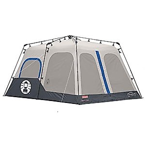 Coleman Camping Tent | 8 Person Cabin Tent with Instant Setup, Blue