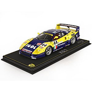 F40 LM #44 Luciano Della Noce - Anders Olofsson - Carl Rosenblad Ennea SRL Igol 24 Hours of Le Mans (1996) with Display CASE Limited Edition to 200 Pieces Worldwide 1/18 Model Car by BBR P18139F