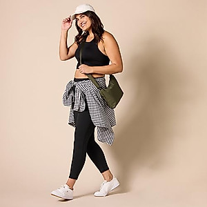 Amazon Essentials Workout Leggings for Women, High-Rise Active Sculpt Athleisure, Available in Plus Size, Black, Large