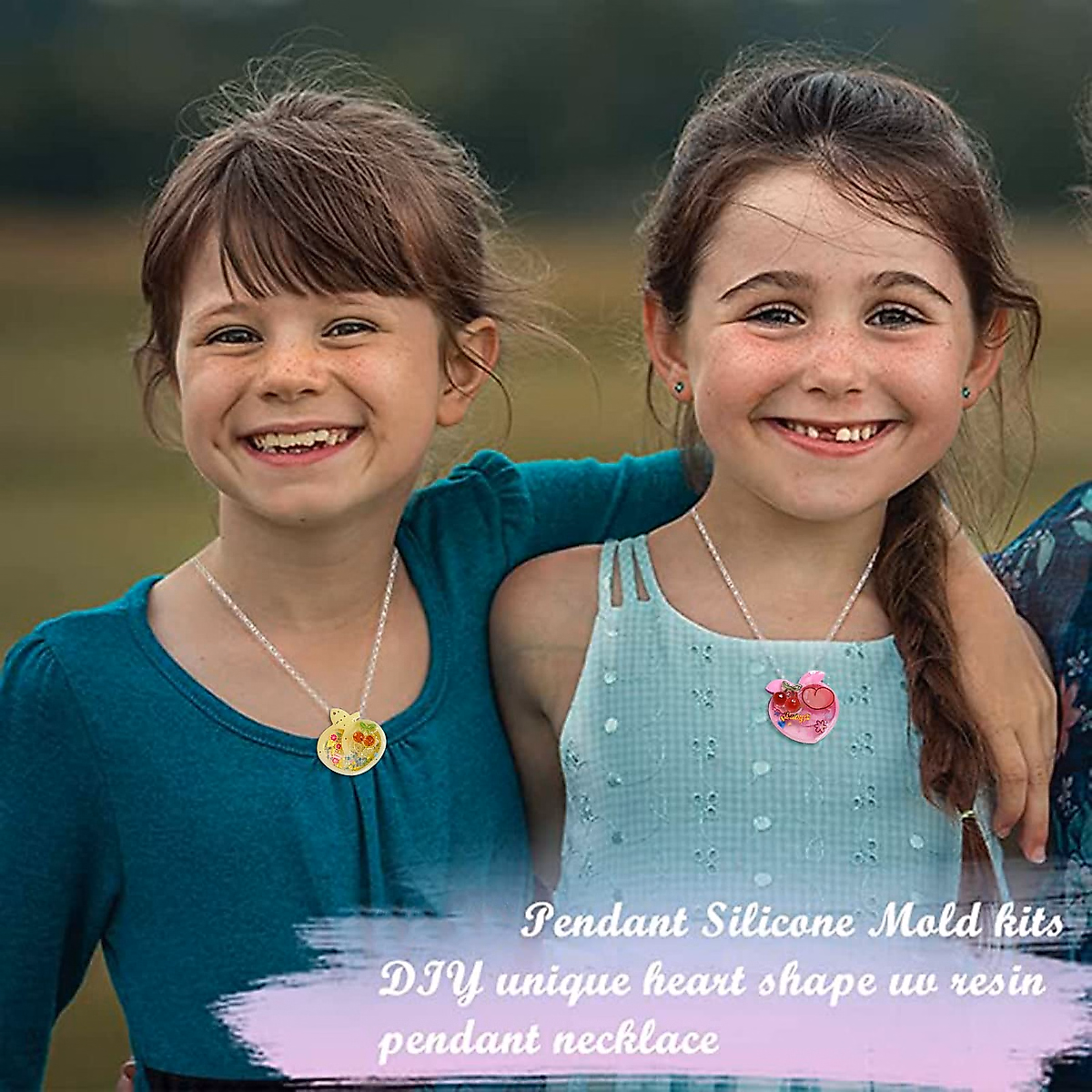 Cherry Peach Silicone Mold Epoxy Resin Quicksand Pendant Keychain Ornament Casting Mould Tray DIY Crafts Jewelry Making Supplies