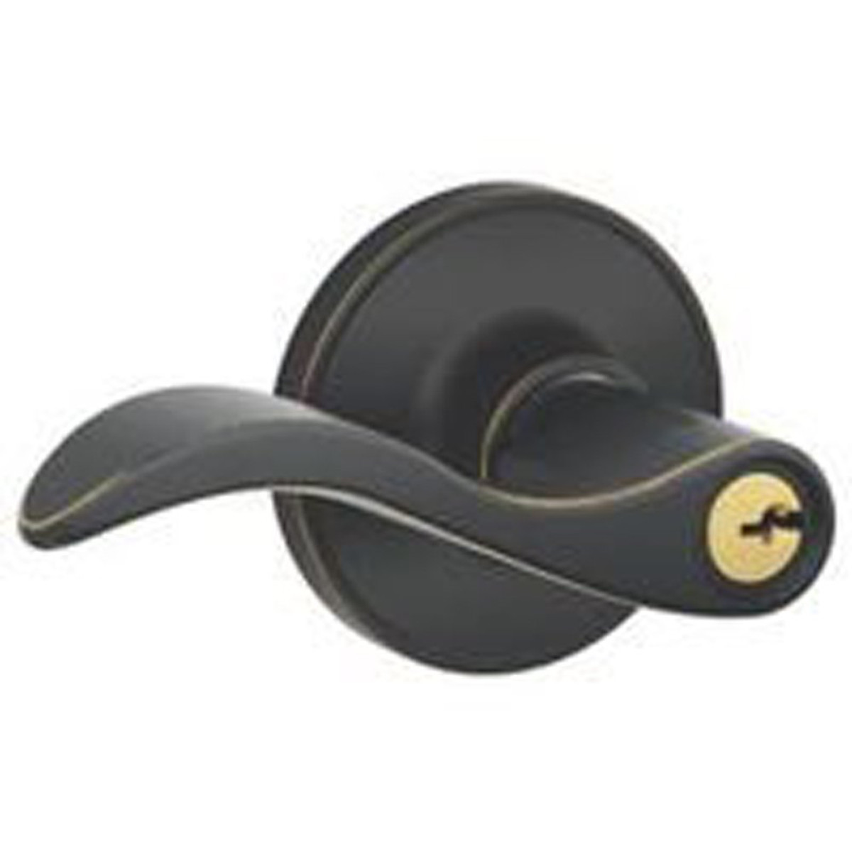 Dexter by Schlage J54SEV716 Seville Keyed Entry Lever, Aged Bronze