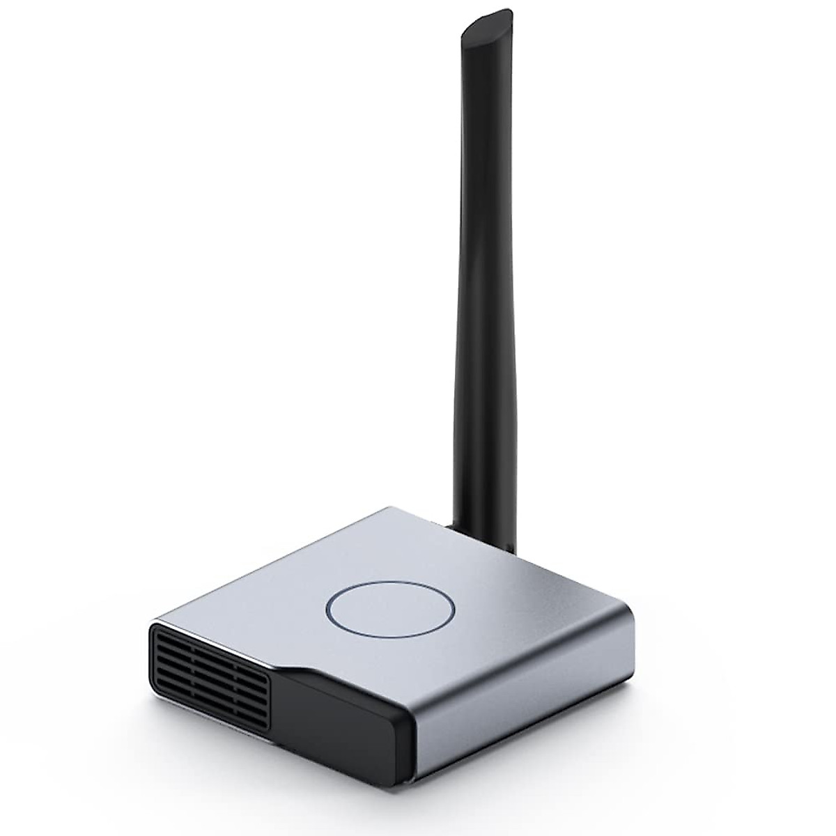 Wireless HDMI Display Dongle Adapter 4K, Wireless Receiver, Streaming Media Video/Audio/File HDMI Wireless Extender from Laptop, PC, Smartphone to HDTV Projector Monitor (Sliver) (Brown)