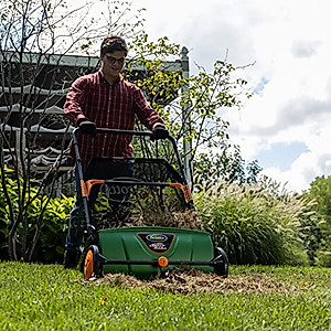 Scotts Outdoor Power Tools LSW70026S 26-Inch Push Lawn Sweeper, Black/Green