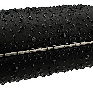 Women Handbags Rhinestone Party Prom Wedding Bride Evening Bags Crystal Party Clutches Bag (Black)