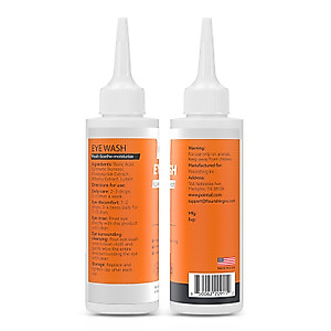Pointail Eye Drops for Dogs & Cats, Gentle Formula Dog Eye Wash, Dog Eye Rinse to Remove Debris, Prevent Tear Stains, Relieves Eye Irritation, 4oz