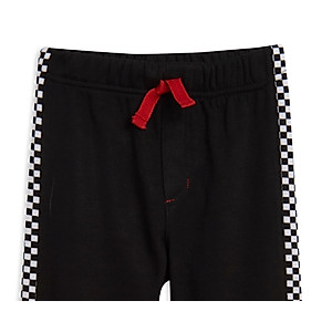 Disney Lightning McQueen Big Boys Pullover Hoodie and Pants Set Red/Black 7-8