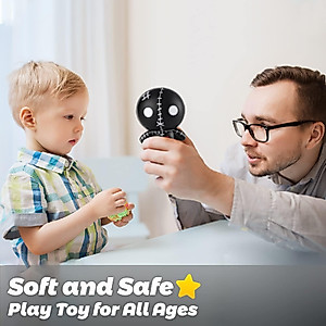 Anboor 4.7" Voodoo Dolls Squishies Cute Ghost Doll Stress Relief Kawaii Soft Slow Rising Squeeze Toys for Kids Adults Idea Stress Relief Kid's Toys