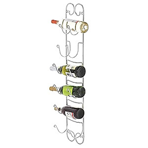 W Home Bathroom Kitchen Wall Mount Hanging Multi Purpose Wine Rack/Hand & Bath Towels