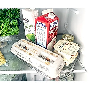 Londonderry Fridge Organizers and Storage with Lazy Susan Turntable - 15.7’’ and 13.7’’ Options | Efficient Rotation, Waste Reduction | Suitable for Refrigerator Cabinet and Pantry (Big)