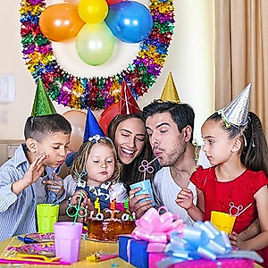 30 pcs Crazy Straws Silly Straws Plastic Straws Reusable Drinking Straws forClassroom Activities Valentines Day Gift Christmas Birthday Wedding Party Supplies