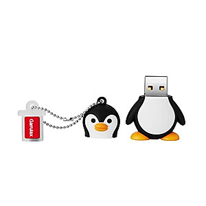 GARRULAX USB Flash Drive, 8GB / 16GB / 32GB USB 2.0 Updated Waterproof USB Memory Stick Date Storage Pendrive Thumb Drives (32GB, Cute Penguin)